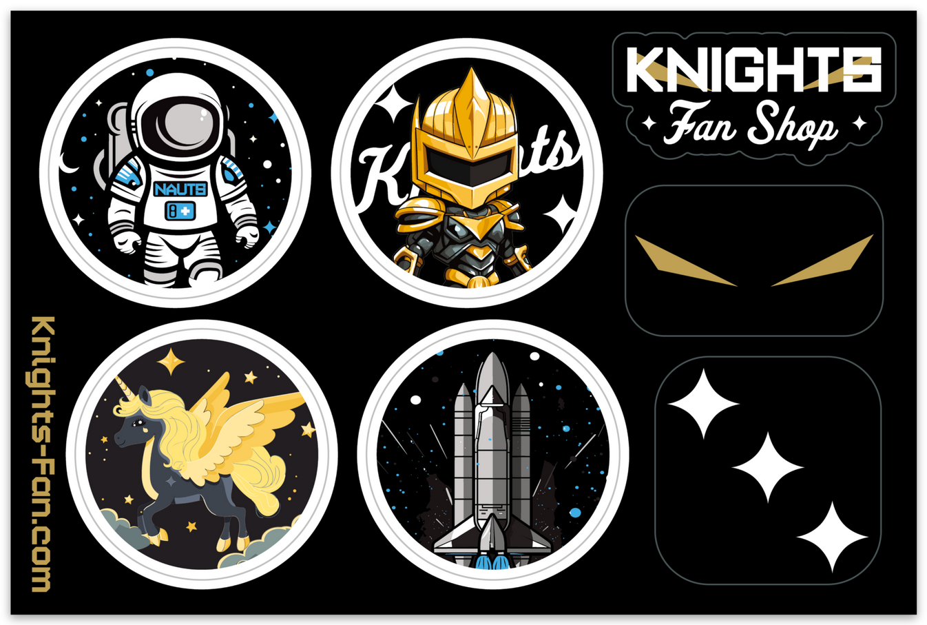 Knights Fan Shop - Sticker Pack